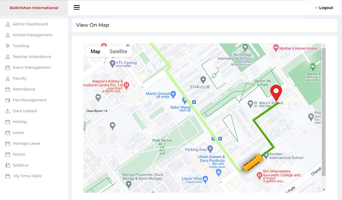 School Bus Tracking System - Blackbox GPS Technology